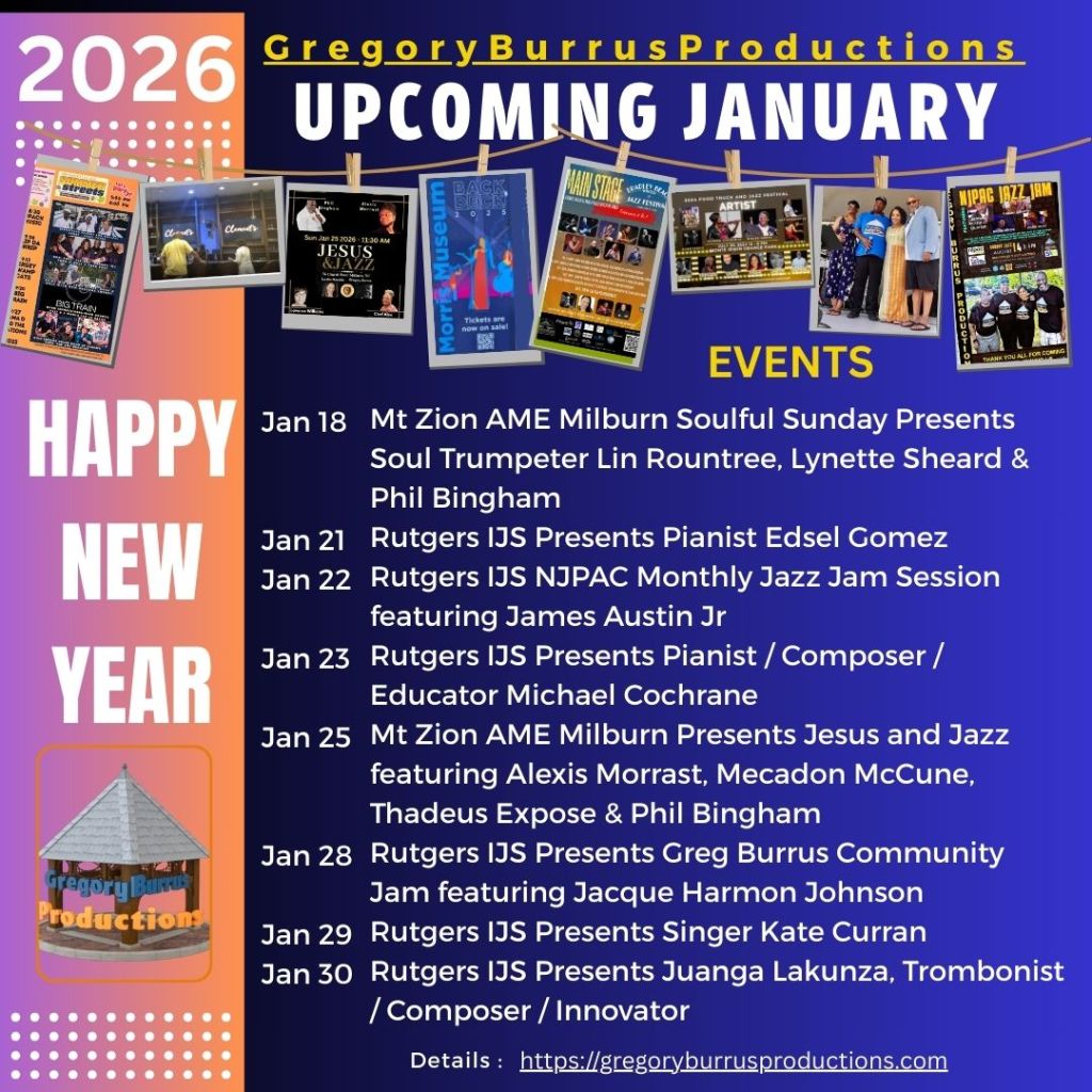 2026 Upcoming Gregory Burrus Productions Events Happy New Year | South ...